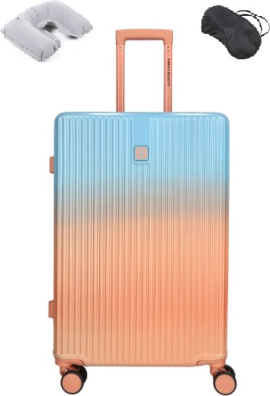 Reiskoffer Groot - Reiskoffer met wielen - Reiskoffer 90 liter + Gratis ...