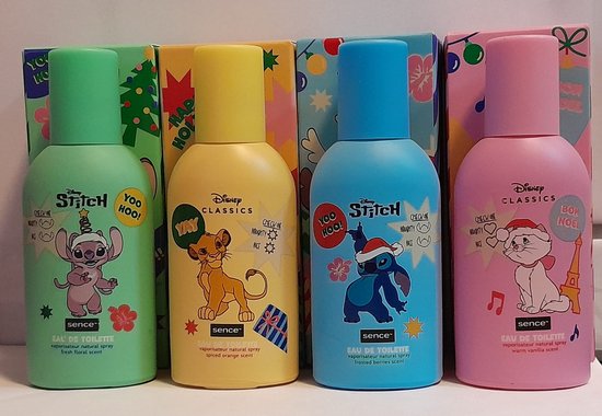 Disney - Stitch & Angel - Lion King - Aristocats - 4x30 ml Parfum Set ...