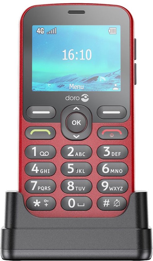 Doro 1880 6,1 cm (2.4") 113,7 g Rood Instapmodel telefoon | bol