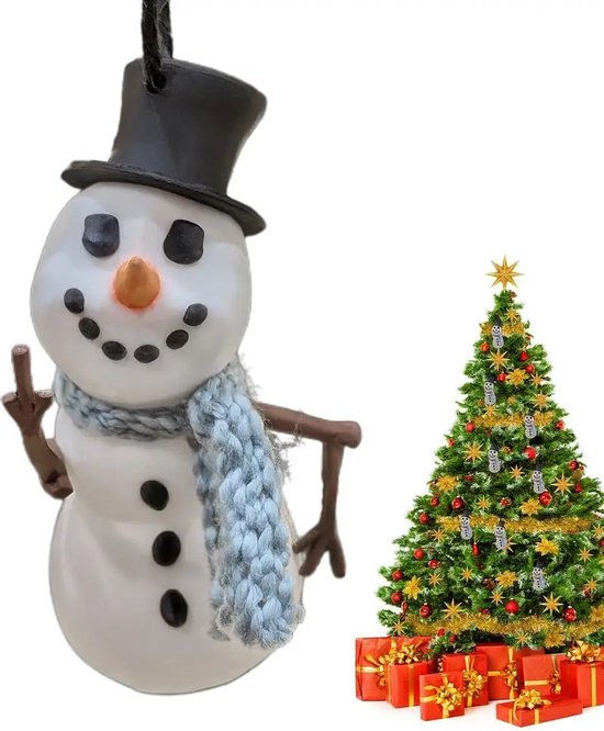 Enkilight- Sneeuwpop- Ophang baar In de auto- In de kerstboom- Goede ...