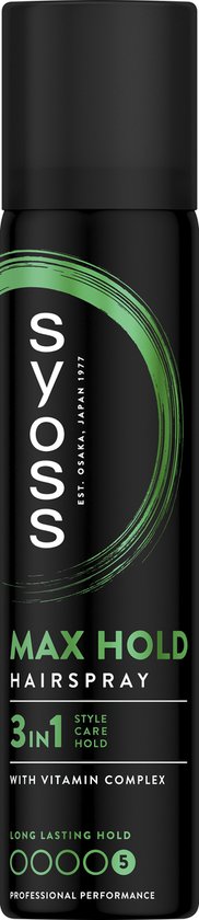 Syoss Max Hold Haarspray 12x75 ml Voordeelverpakking | bol