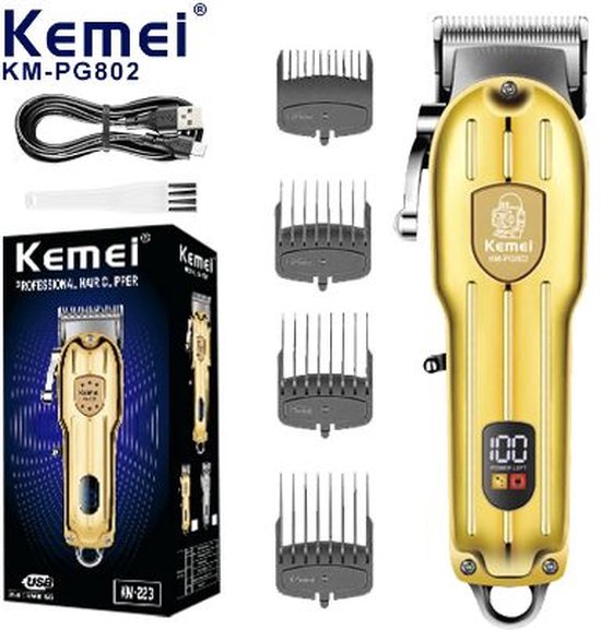 Kemei Tondeuse - KM 223 - Draadloze Tondeuse - Professionele tondeuse ...