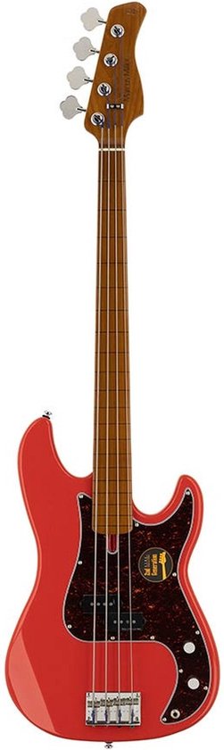 Sire Basses P5 A4F/DRD Fretloze elzenhouten 4-snarige passieve ...