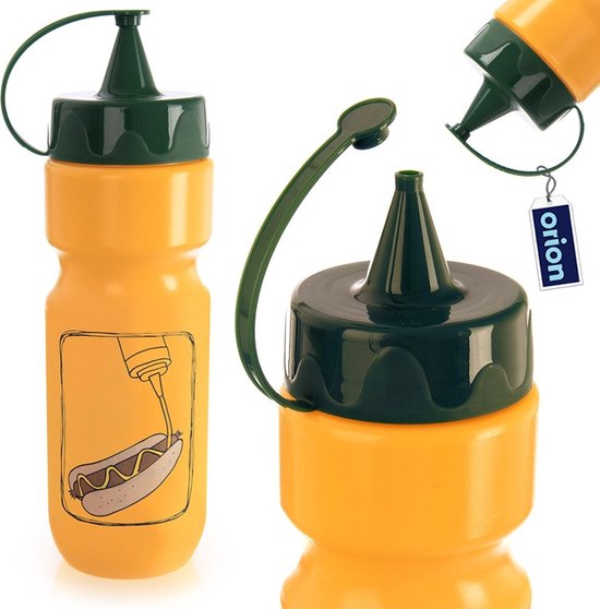 Knijpfles Mosterd 680 ml - Garneerfles - Saus - Beslag - Doseerflessen ...