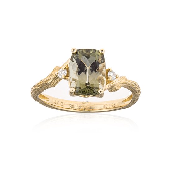 Gouden ring met een Congo Neon Toermalijn (Smithsonian) | bol