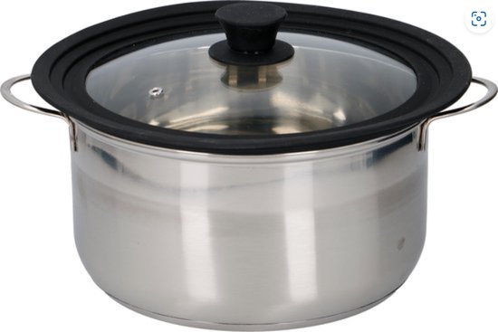 Universeel Glazen Deksel - Pannendeksel met Siliconen Rand - Anti Spatdeksel voor... | bol