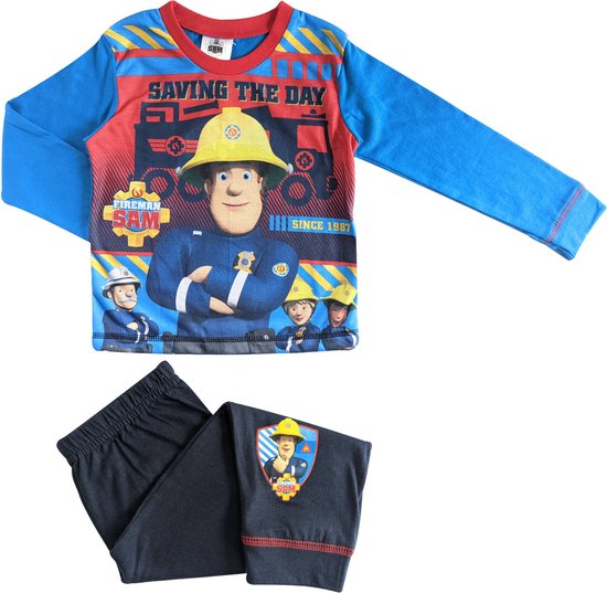 Brandweerman Sam pyjama - maat 86/92 - Fireman Sam pyama Saving the Day ...