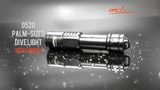 Orca Torch D520 oplaadbare duiklamp 1000lm | bol