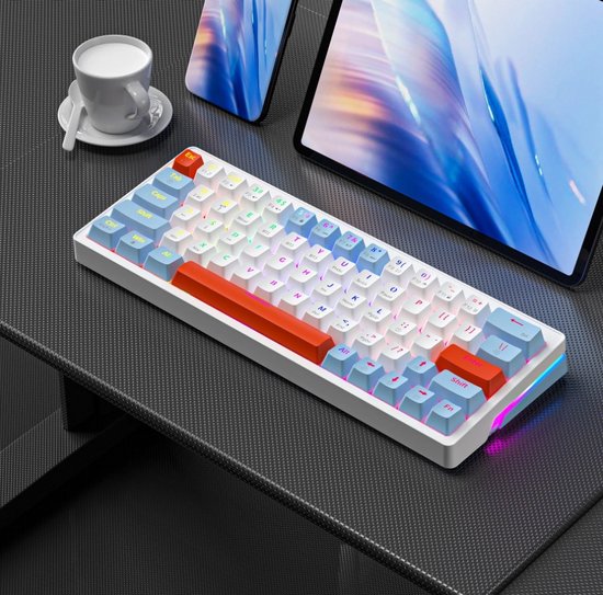 Zifriend Z63 Pro Mechanical/Mechanisch 60% En Hot-Swappable Keyboard ...