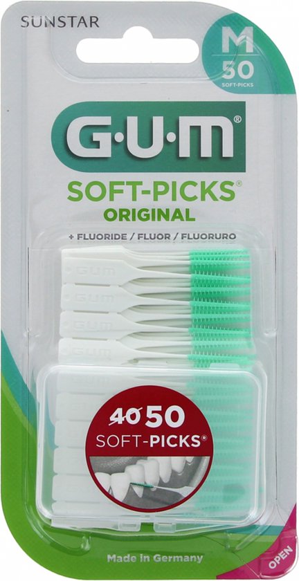 GUM Soft-Picks Original Regular - 50 stuks | bol