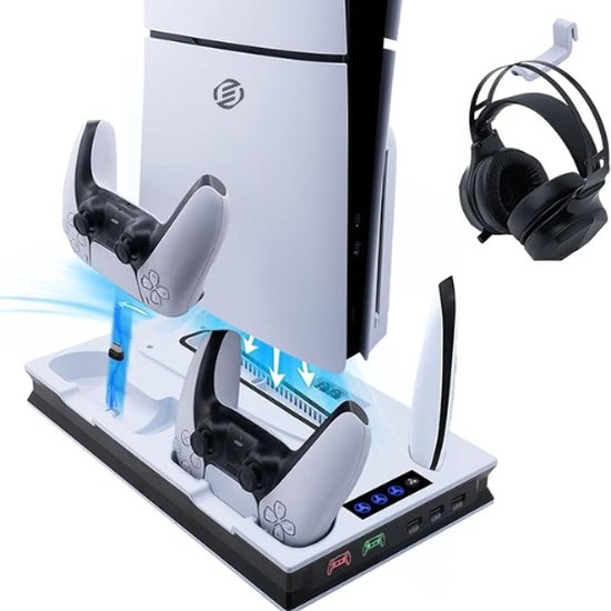 Equivera PS5 Laadstation - PS5 Laadstation - Controller Laadstation ...