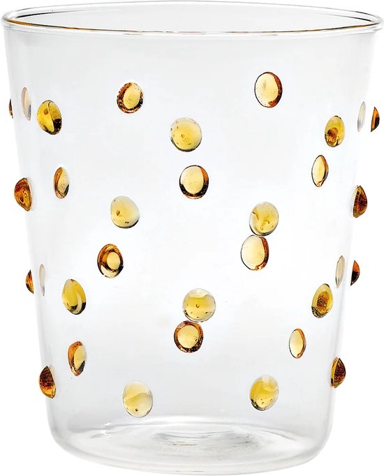 Zafferano Party Water glazen - Goudgeel - 6 Stuks | bol