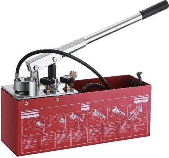 Happyment Hydrostatische Druktest Pomp - Tot 25 Bar/2,5 Mpa | bol