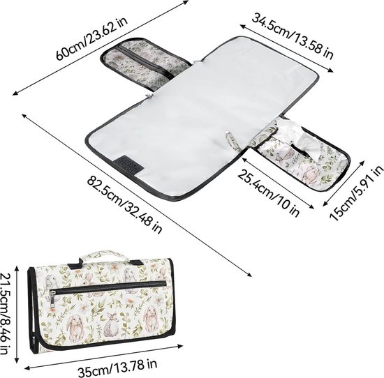 Compacte en Hygiënische Verschoonmat voor Onderweg met Veel ...