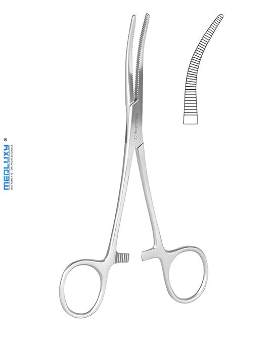 Medluxy - Pean Arterieklem - Gebogen - 15 cm (Klemschaar, Hemostatic ...