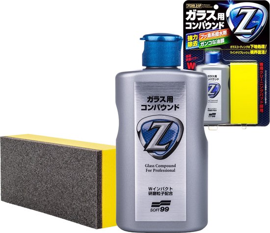 Soft99 Glass Compound Z - Preparation - Glas Polijstmiddel 100ml | bol