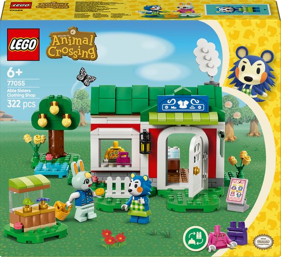 LEGO Animal Crossing Kleermakerij van de zusjes Able - 77055 | bol