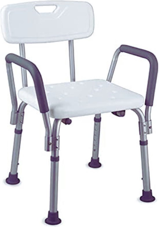 Wellness Bad Douchestoel Rechthoekig – Verstelbaar Met Armsteun En ...
