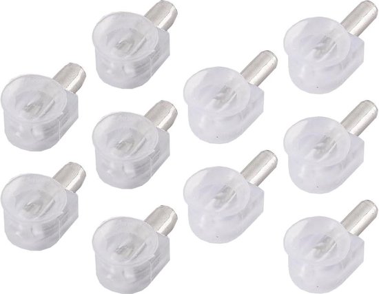 10 stuks plankdragers - steunen voor glazen planken - plankdragers met ...