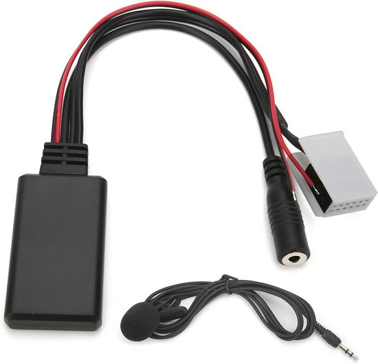 12Pin RD4 Car Audio Adapter - Bluetooth Muziek AUX Telefoontje ...