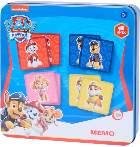 Paw Patrol Memory in blik | Games | bol