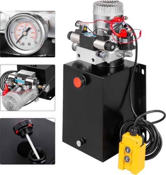 Hydraulisch Aggregaat- 12 volt Hydraulische pomp - Dumptrailer - 12 ...