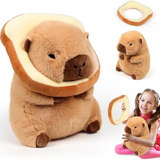 Capybara Knuffel - Capibara Knuffel - Knuffeldier - Speelgoed - Cadeau ...
