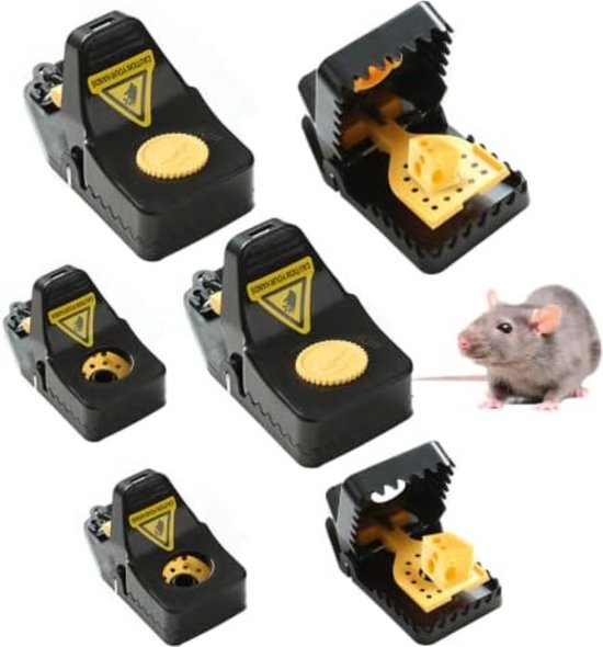 Lexium Muizenval - Muizenvallen - Muizenvallen Voor Binnen - 4 Stuks | bol