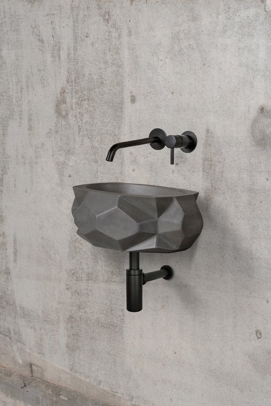 Diamond Santino toilet fontein cement - dusk grijs beton - design ...