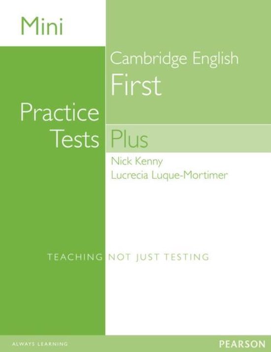 Mini Practice Tests Plus: Cambridge English First | 9781292174013 ...