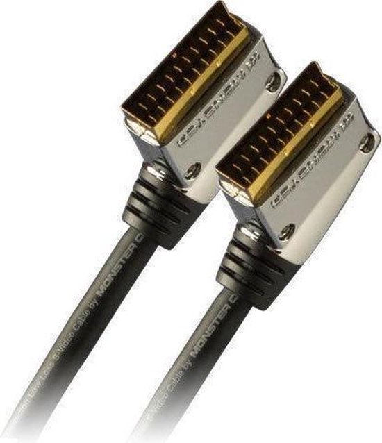 Monster Video 2 SCART Kabel - 2 Meter | bol