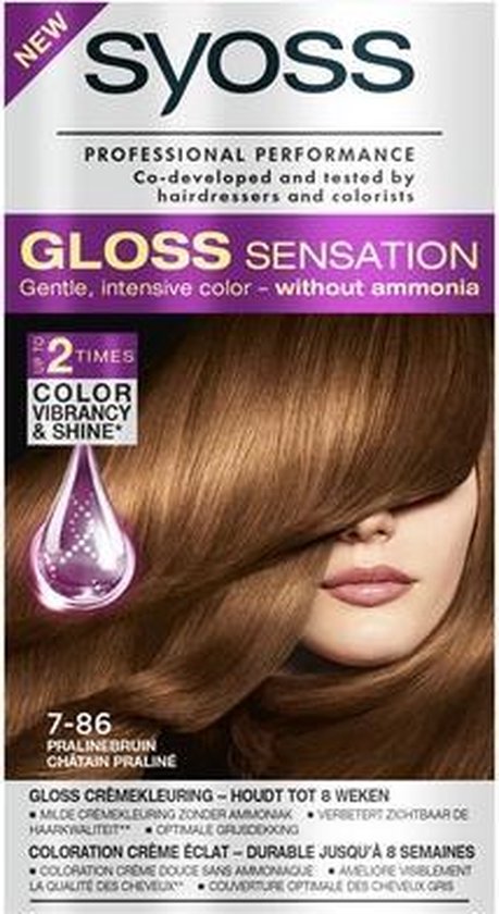 Syoss Gloss Sensation Haarverf 7-86 Toffee Blond | bol