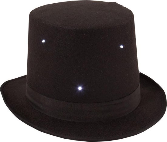 Top Hat Black with LED | bol.com
