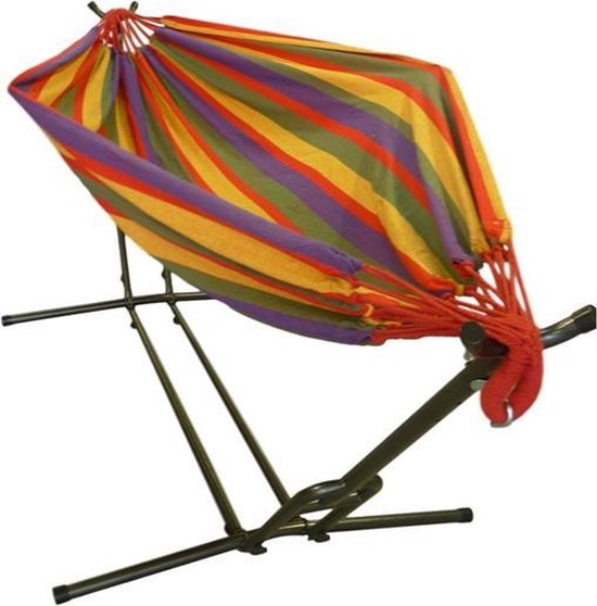 Hangmatstandaard - Hangmat frame - Staal - Multicolour | bol.com