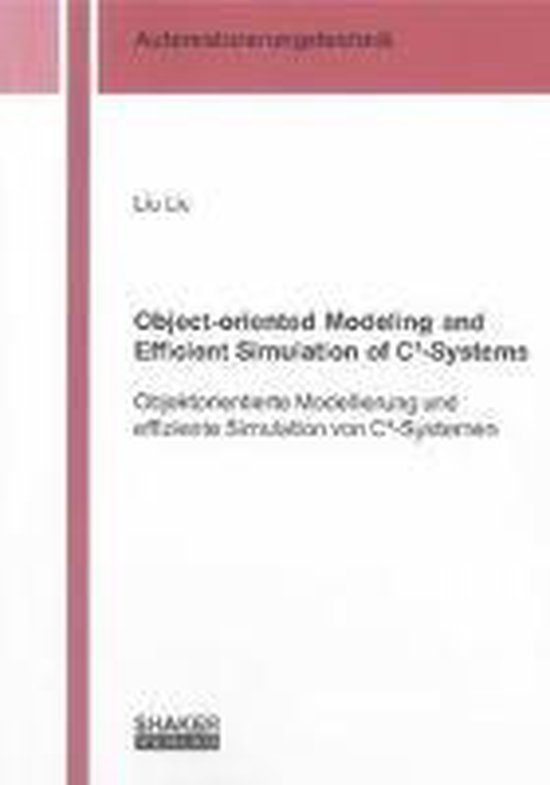 Object Oriented Modeling And Efficient Simulation Of Ca Systems Liu Liu
