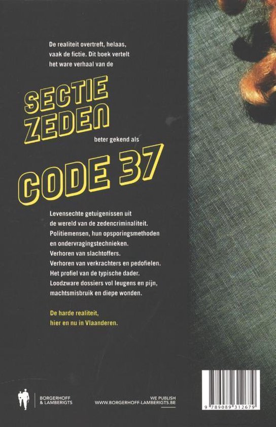 Het ware verhaal van Code 37, Luc Schoonjans | 9789089312679 | Boeken | bol