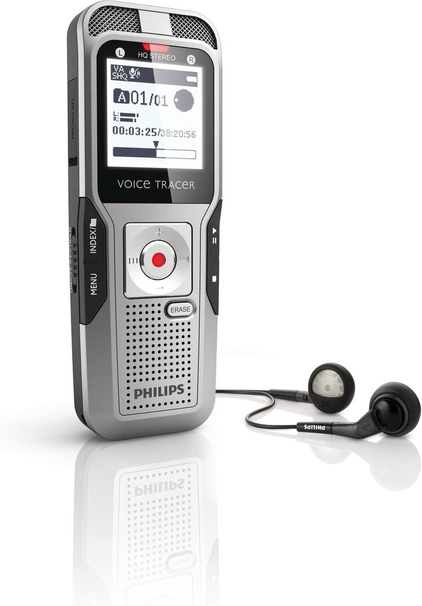 Philips DVT3500/00 - Digitale Voice Recorder - Zilver | bol