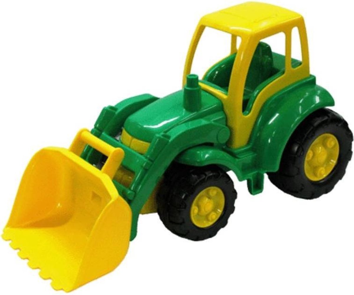 Polesie Tractor met shovel: rood met zwart 48 cm | bol.com