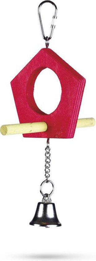 Beeztees Flox - Vogelspeelgoed - Hout - 15 cm | bol