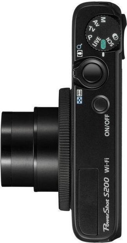 Canon PowerShot S200 - Zwart | bol