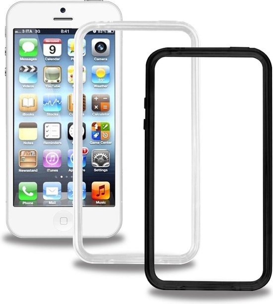 BLUEWAY BUMPERDUOIP5 mobiele telefoon behuizingen Kader Zwart ...