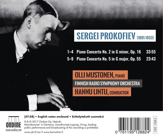 Finnish Radio Symphony Orchestra Olli Mustonen & - Prokofiev: Piano ...