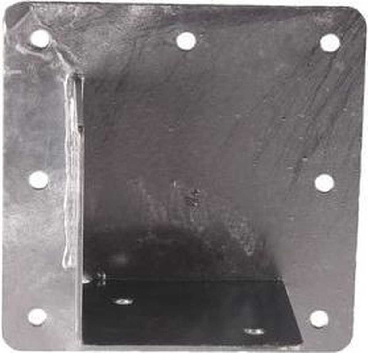 Muuranker verzinkt voor vierkante palen van 140 tot 160 mm | bol.com