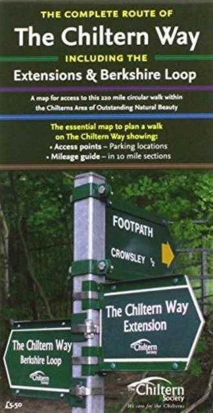 Map of the Complete Chiltern Way, Stuart Gulliman | 9780904148107 ...