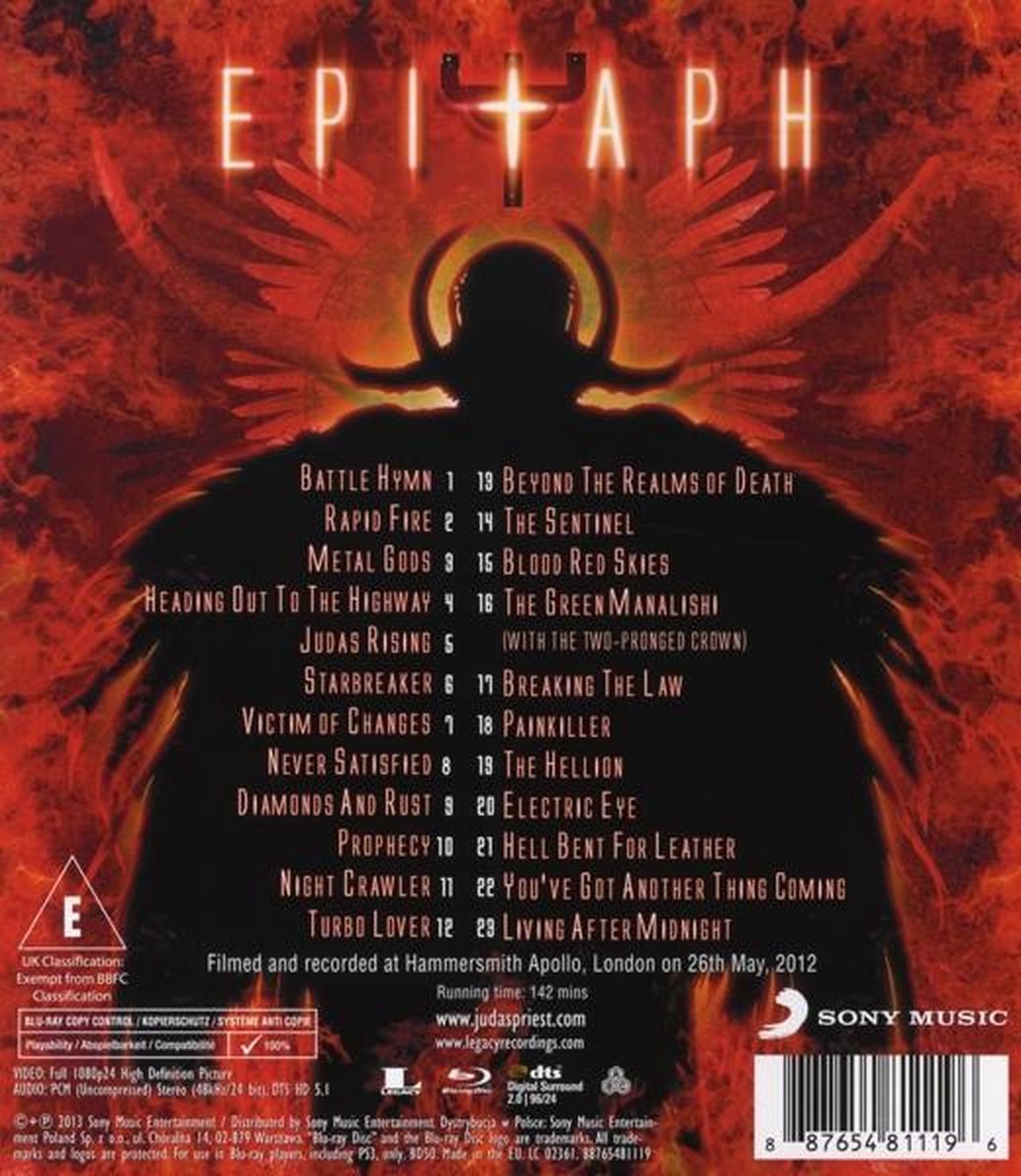 Epitaph, Judas Priest | Muziek | bol