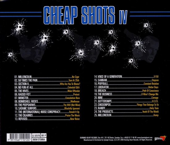Cheap Shots Vol.4, various artists | CD (album) | Muziek | bol.com