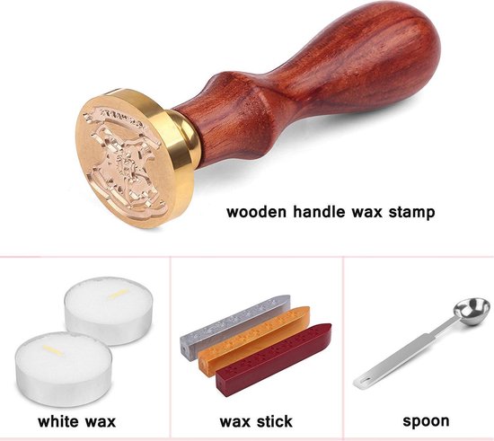 Dumbledore's Hogwarts Seal Stamp/Wax kit | bol