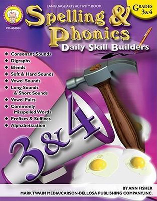Spelling & Phonics, Grades 3 - 4, Ann Fisher | 9781580374057 | Boeken ...