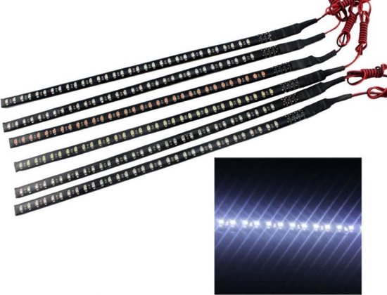 LED strip - EFFECT - 30 cm - Wit - 12v - knight rider | bol