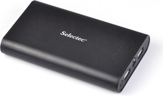 SELECTEC 18000mAh Powerbank | 2 poort | zwart | bol.com